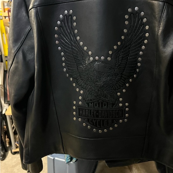Harley-Davidson | Jackets & Coats | Harleydavidson Black Leather Jacket ...